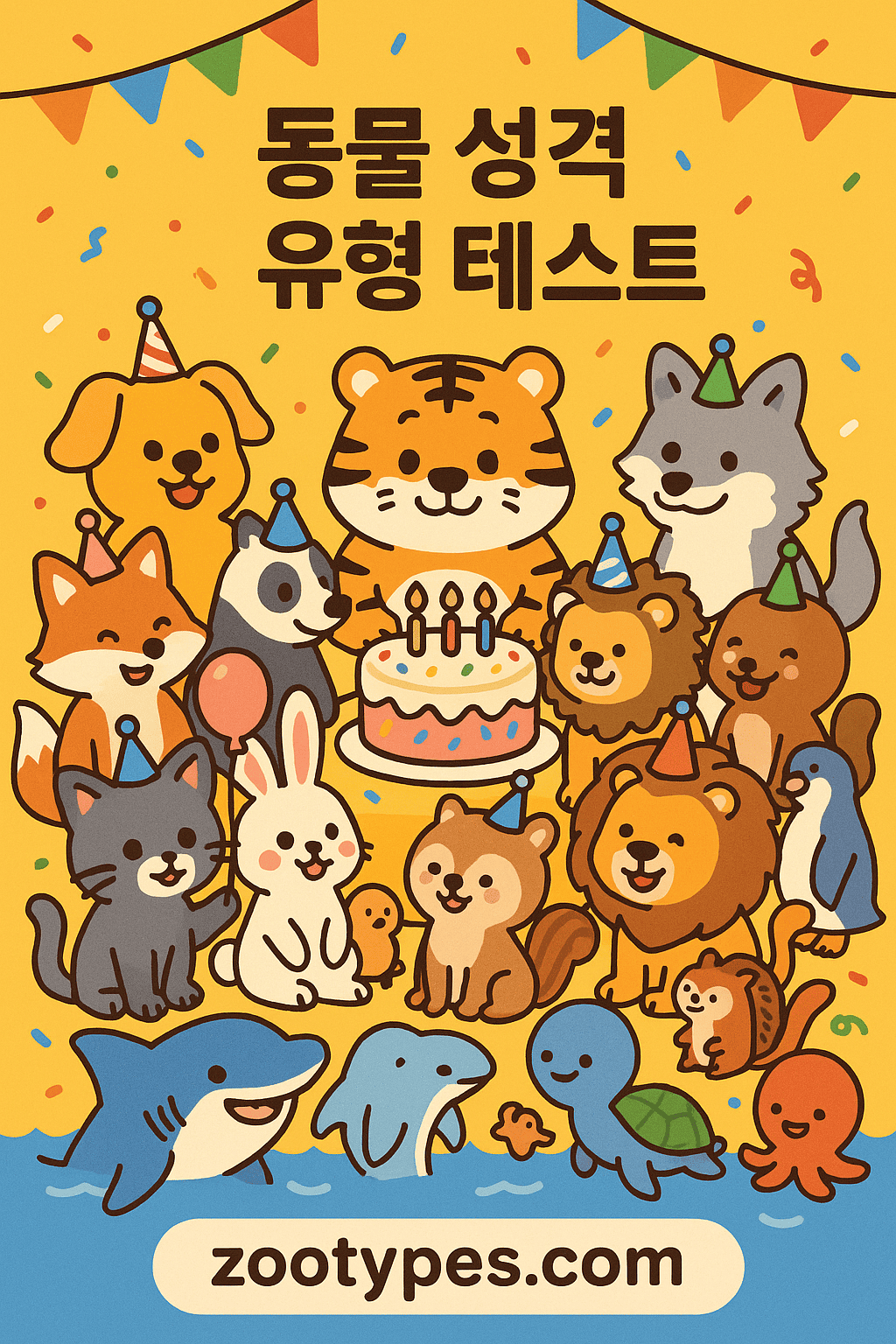 동물 성격 테스트 | 16가지 동물유형 심리테스트 - zootypes